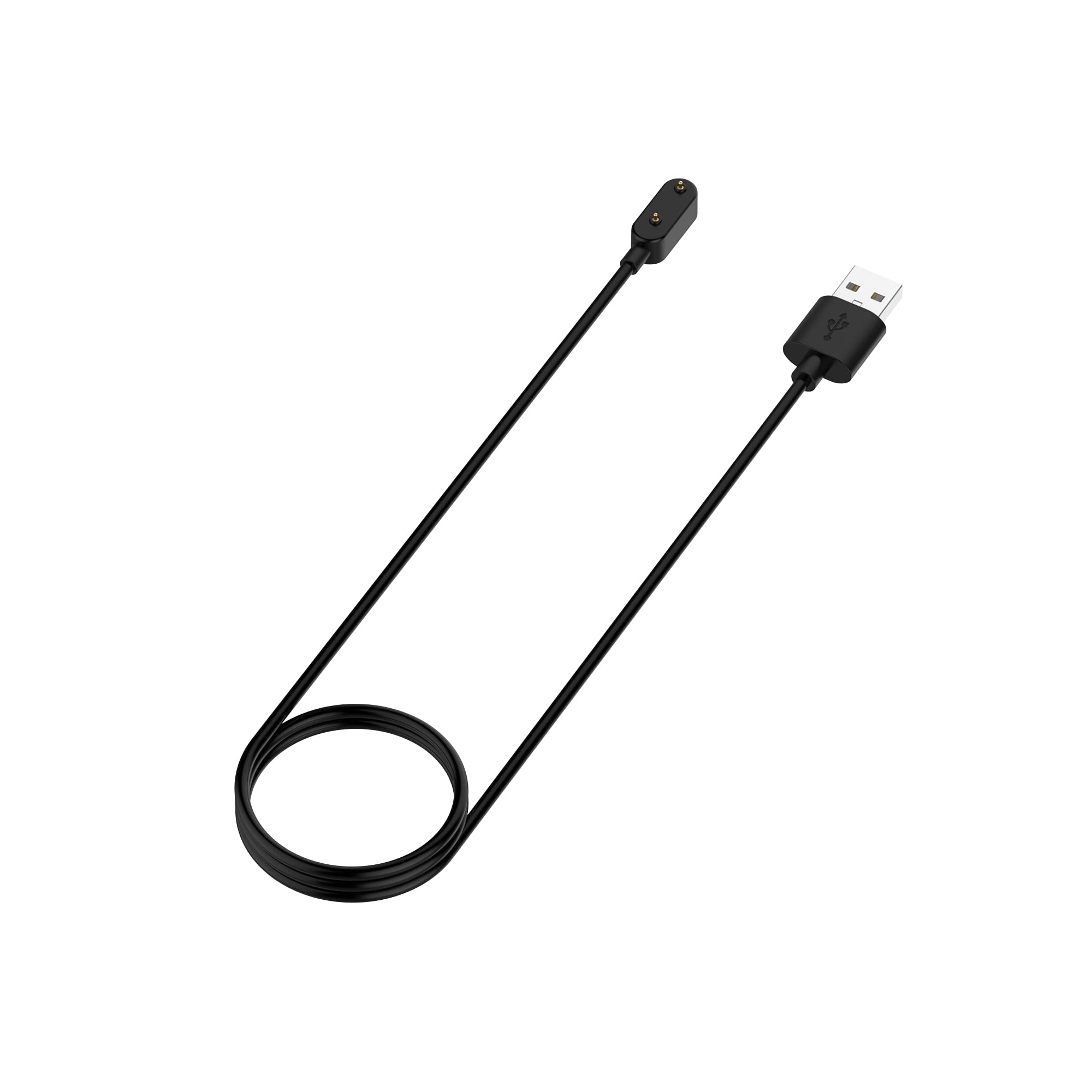 Charger Compatible with Huawei Watch Fit Charger,3.3ft 100CM USB Charging Cable Charger Cradle Dock for Huawei Watch Fit/Band 6/Honor Band 6/Watch EX(Black+Black)