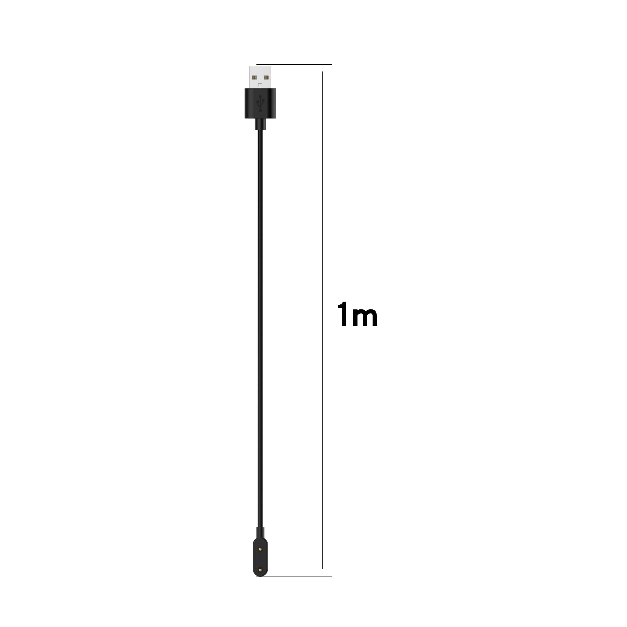 Charger Compatible with Huawei Watch Fit Charger,3.3ft 100CM USB Charging Cable Charger Cradle Dock for Huawei Watch Fit/Band 6/Honor Band 6/Watch EX(Black+Black)