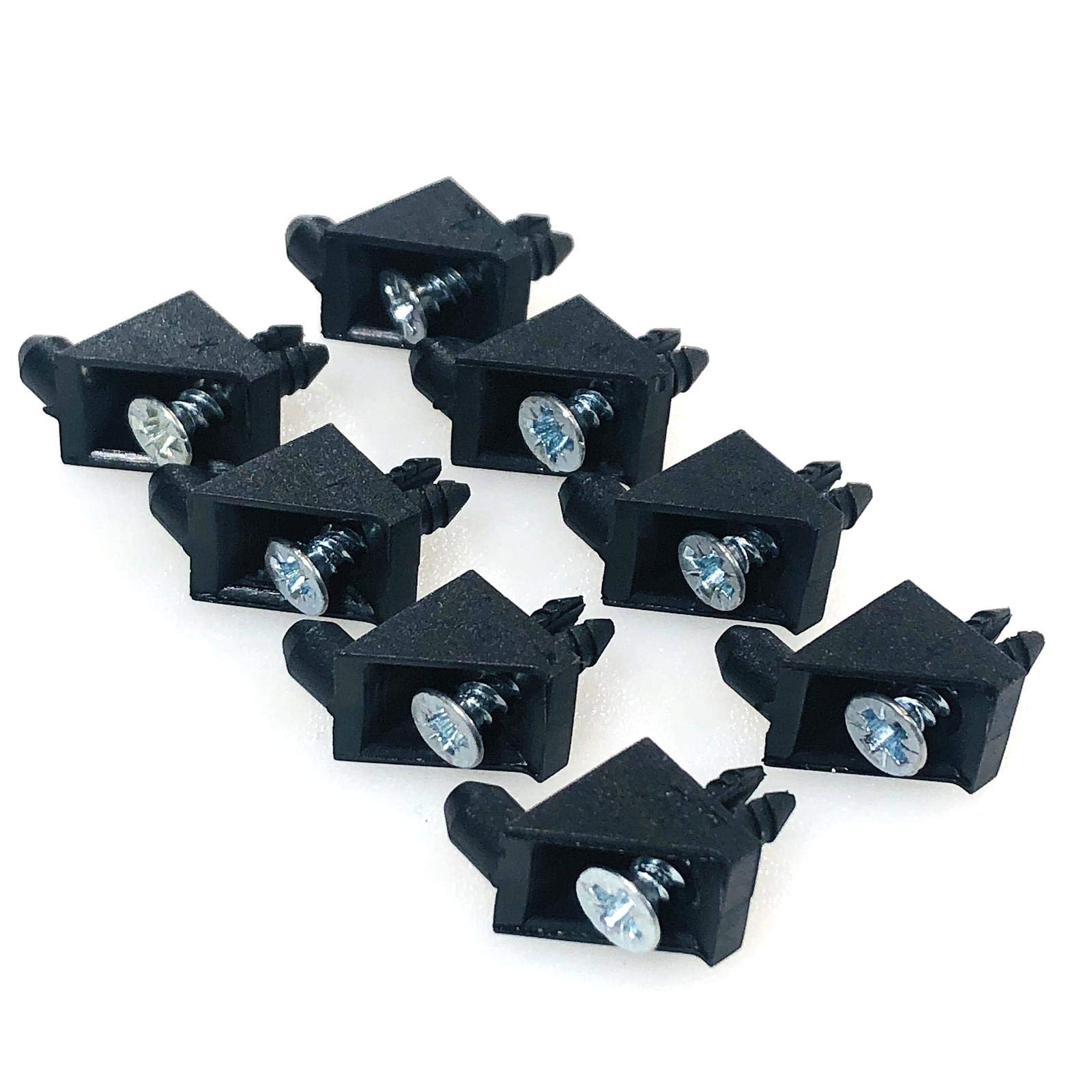 ReplacementScrews Black Shelf Support Pins Compatible with IKEA Part 139199 (Pax, KOMPLEMENT) (Pack of 8)