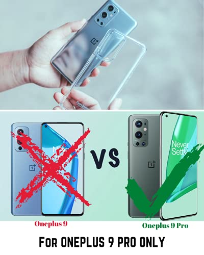 ArmadilloTek CaseBorne S Compatible with OnePlus 9 Pro Hybrid Clear Case (2021 Release) - Clear
