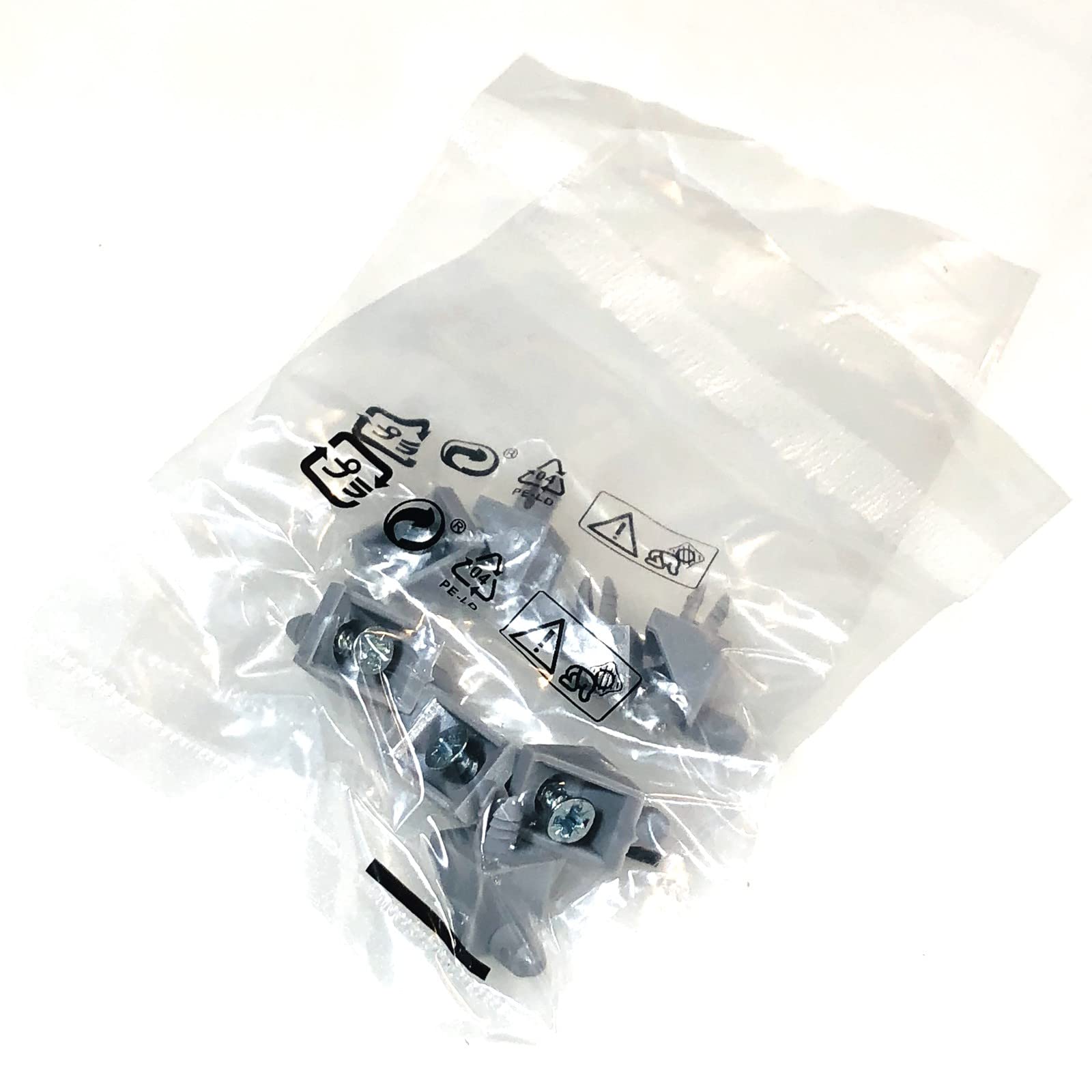 ReplacementScrews Gray Shelf Support Pins Compatible with IKEA Part 106422 (Pax, KOMPLEMENT, TRYSIL) (Pack of 8)