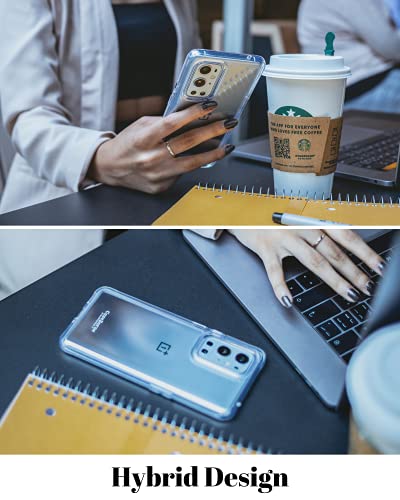 ArmadilloTek CaseBorne S Compatible with OnePlus 9 Pro Hybrid Clear Case (2021 Release) - Clear