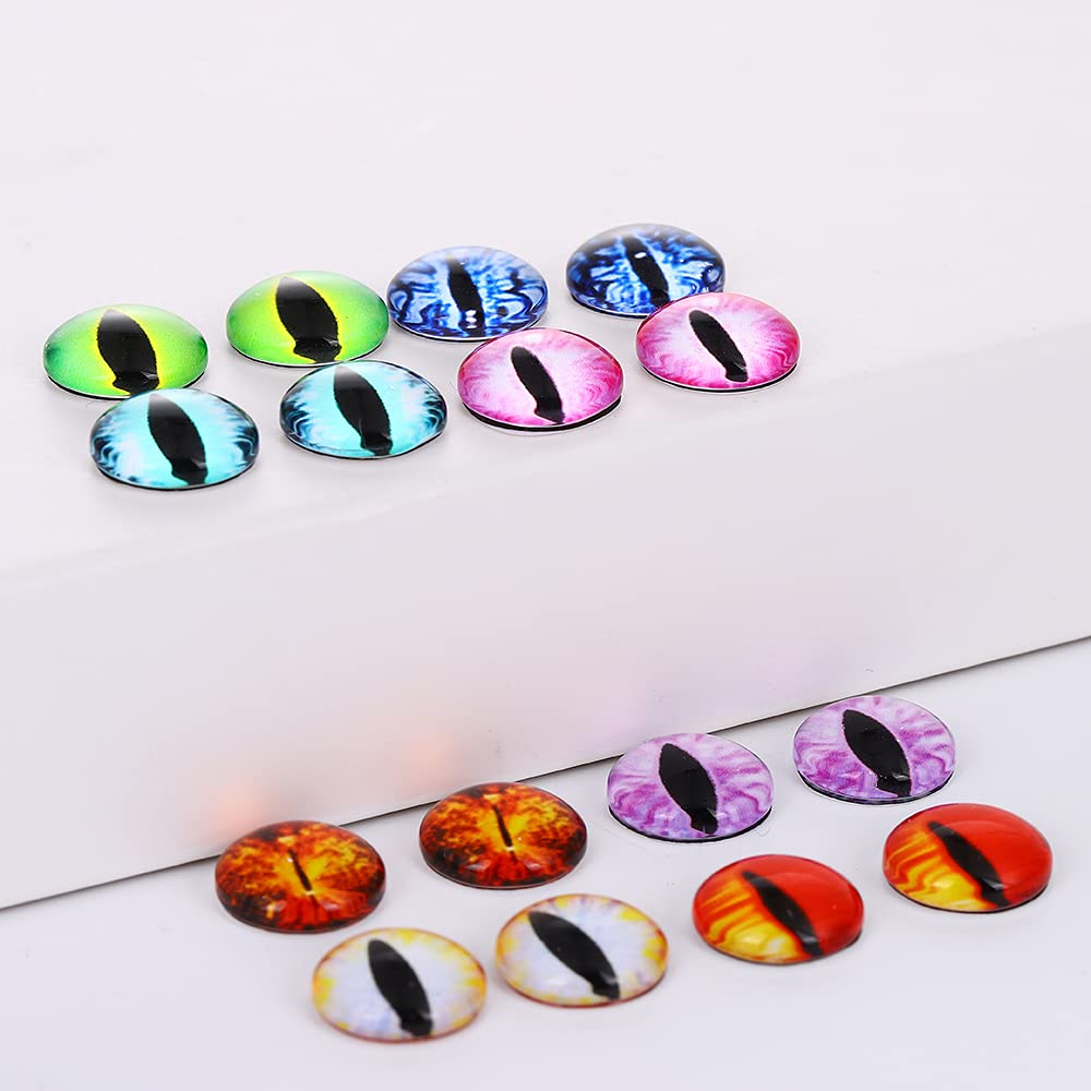 UND 100Pcs Googly Wiggle Eyes for DIY Self Adhesive Craft Sticker Wiggle Eyes for Children School Classroom Arts & Crafts Models 10mm