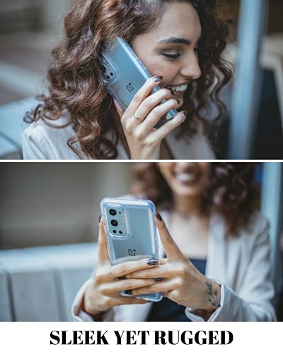ArmadilloTek CaseBorne S Compatible with OnePlus 9 Pro Hybrid Clear Case (2021 Release) - Clear