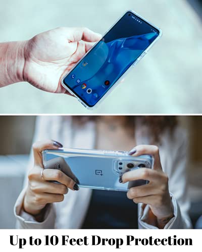 ArmadilloTek CaseBorne S Compatible with OnePlus 9 Pro Hybrid Clear Case (2021 Release) - Clear