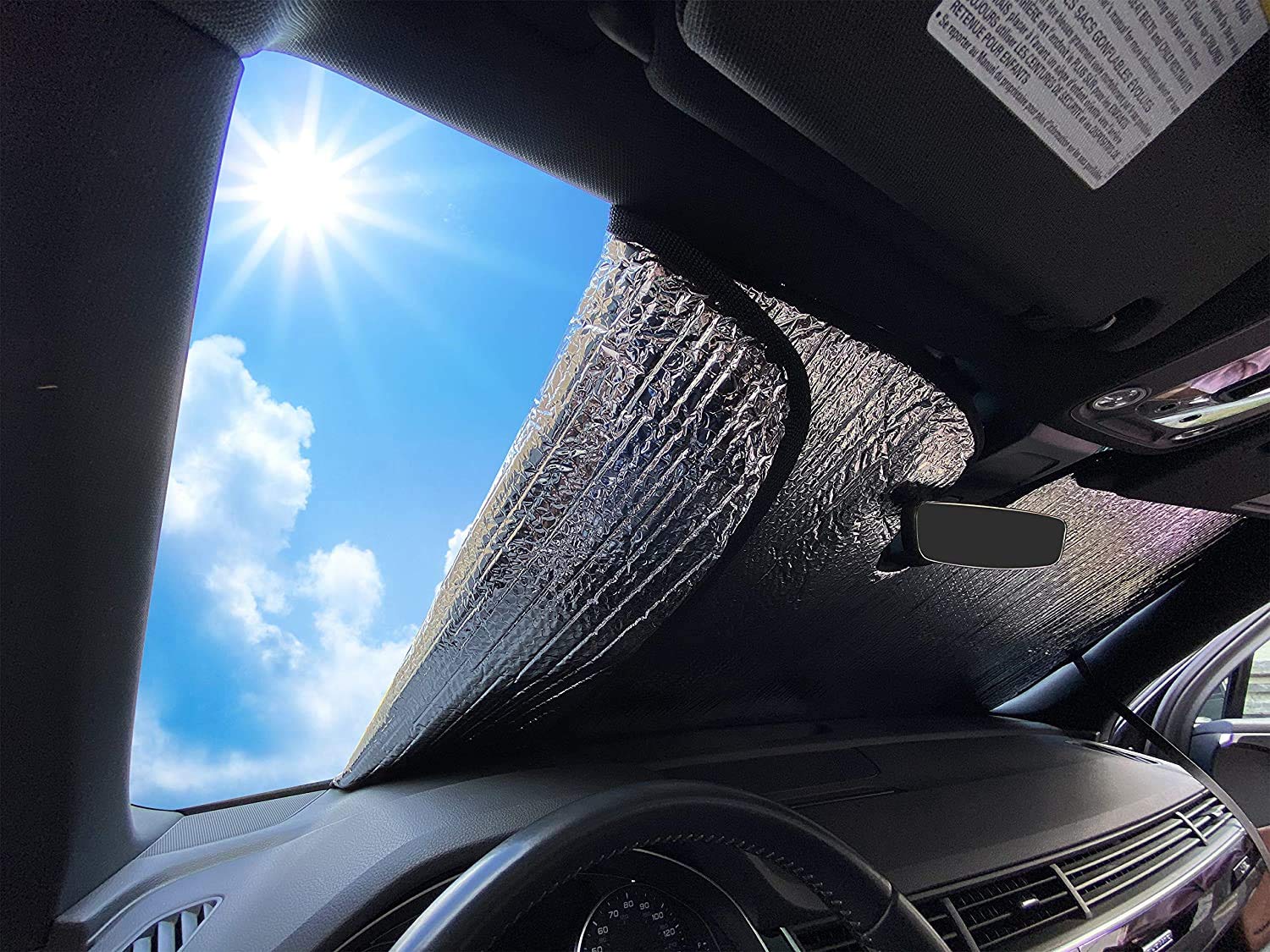 YelloPro Auto Custom Fit Car Front Windshield Reflective Sunshade Protector for 2020 2021 2022 2023 2024 2025 Toyota GR Supra Coupe, Sun Shade Accessories, Made in USA