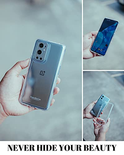 ArmadilloTek CaseBorne S Compatible with OnePlus 9 Pro Hybrid Clear Case (2021 Release) - Clear