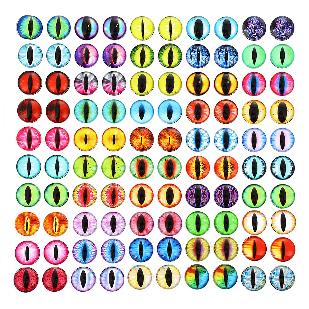 UND 100Pcs Googly Wiggle Eyes for DIY Self Adhesive Craft Sticker Wiggle Eyes for Children School Classroom Arts & Crafts Models 10mm