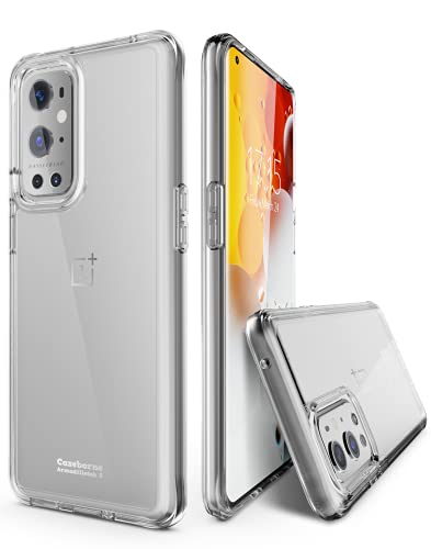 ArmadilloTek CaseBorne S Compatible with OnePlus 9 Pro Hybrid Clear Case (2021 Release) - Clear