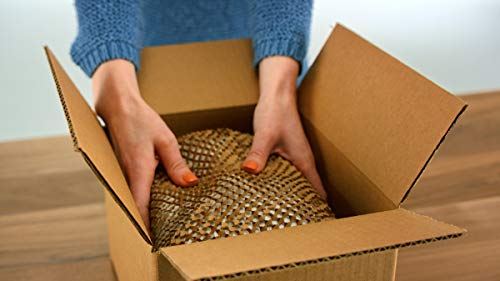 Ranpak Ready Roll natural Packing Paper 30 ft x 14 in | Honeycomp Wrapping Paper | sustainable, environmentally friendly, 100% paper made in the USA