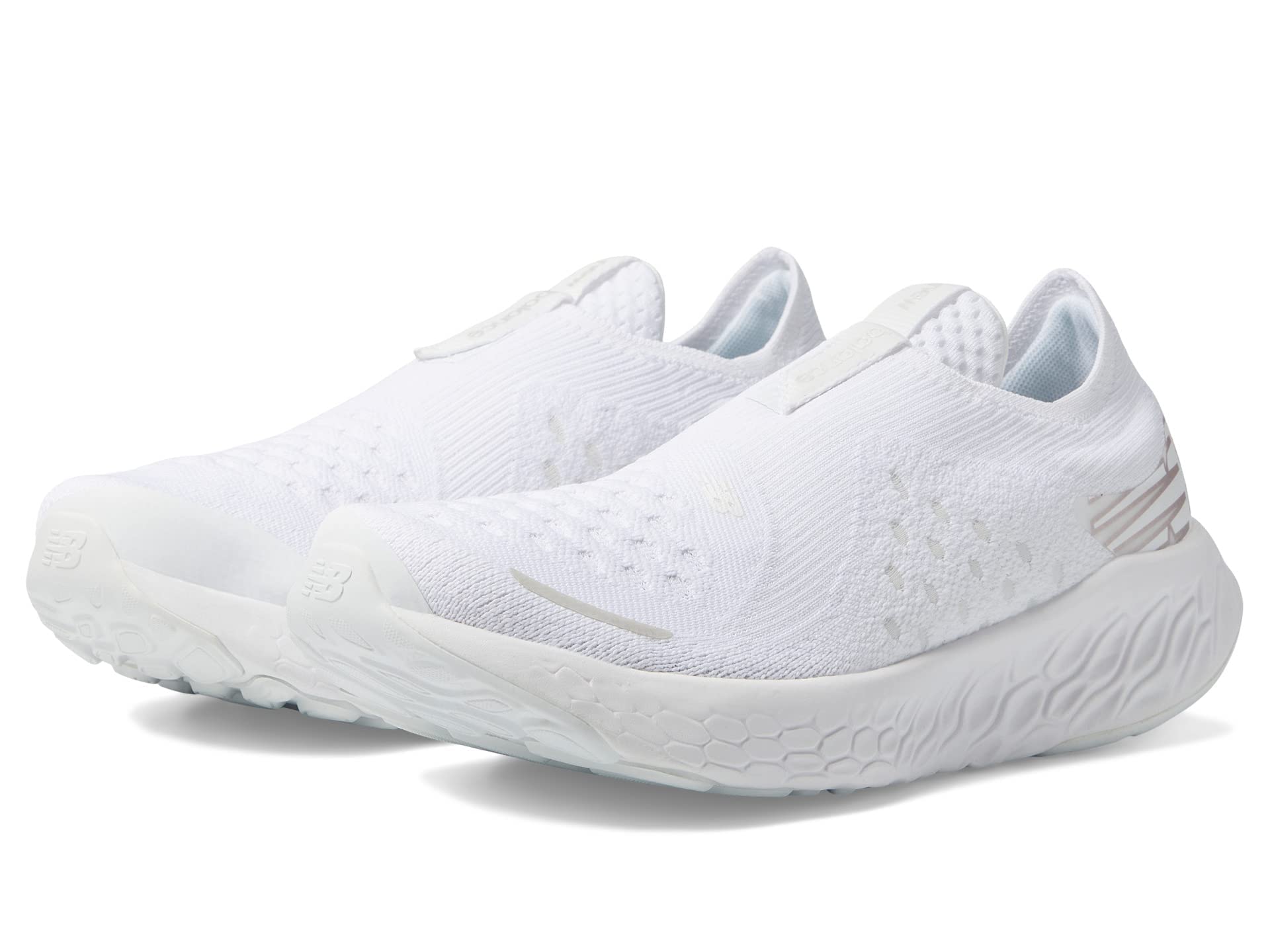 New Balance Men's Fresh Foam X 1080 Unlaced V1 Running Shoe, White/White, 12