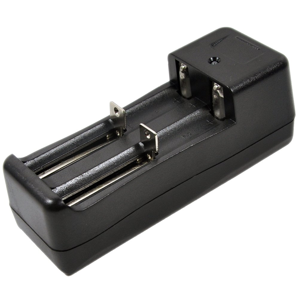BTBAI Battery Charger AC Wall Dual Universal for 3.6/3.7v li-ion 18650 18500 16340 14500 18350 10440 14280 Simplified Version s1a