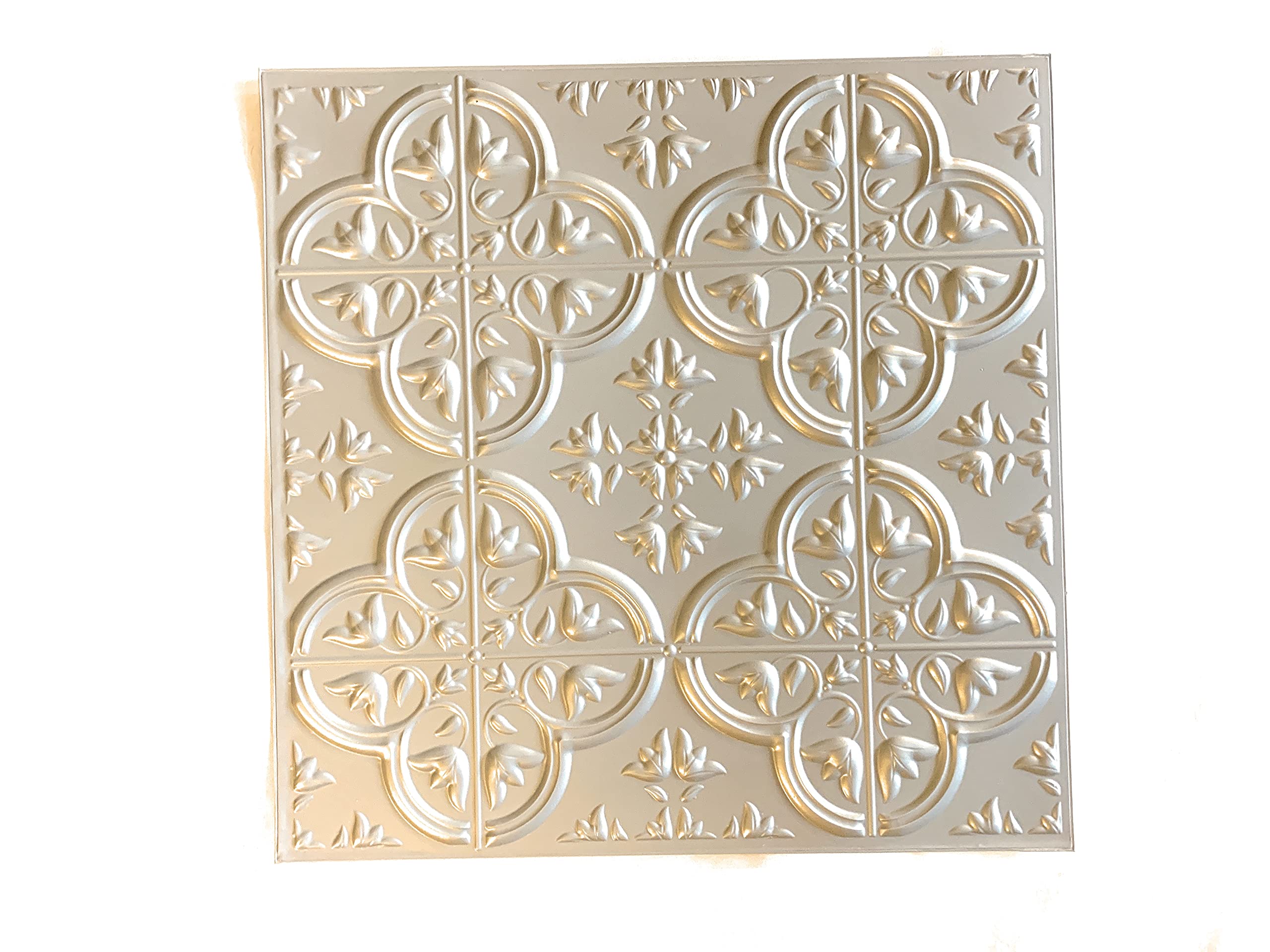 (Pack of 12) Gray Tin Self-Adhesive Wall Tiles 144 SQ FT Kitchen Backsplash 12 x 12in Sheets