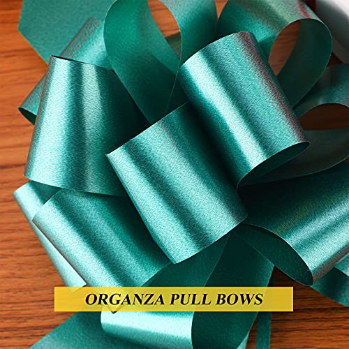 Pull Bows for Gift Wrapping, Gift Bows with Ribbon Mixed Color Bows Gift Wrap Bows for Wedding, Birthday, Anniversary, Party Favors 6 Inch (24 Pieces)