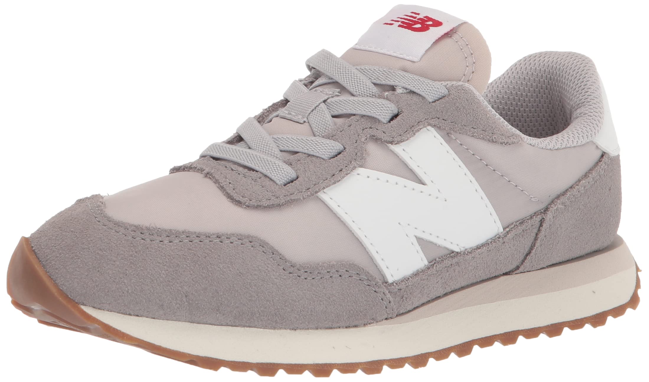New Balance Kids 237 Bungee Sneaker, MARBLEHEAD/MOONBEAM, 2 M Little Kid (4-8 Years)