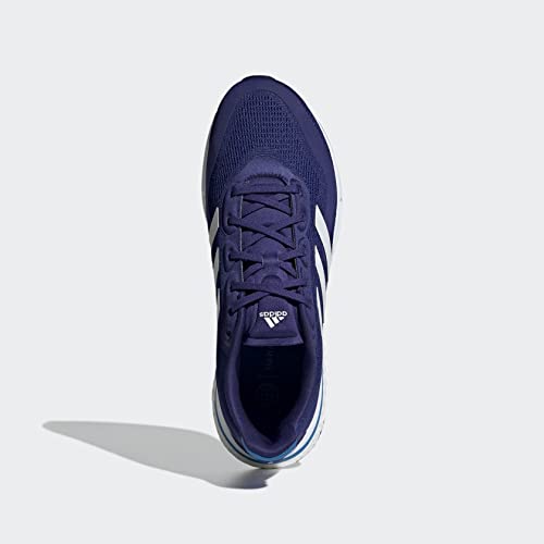 adidas Men's Supernova + Running Shoe, Legacy Indigo/White/Blue Rush, 9
