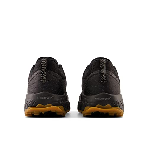 New Balance Men's Fresh Foam X Hierro V7 Running Shoe, Black/Black, 8.5