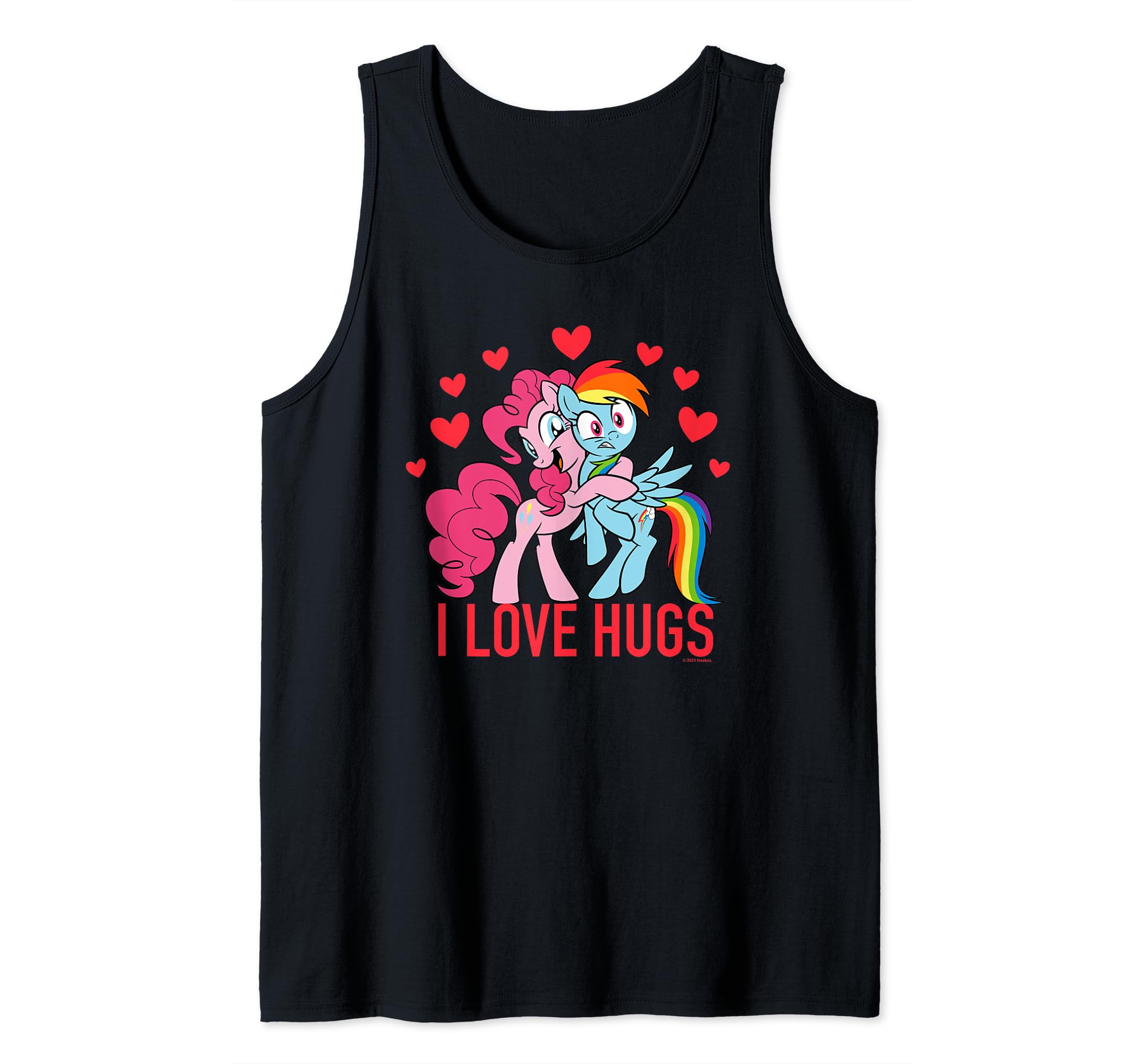 My Little Pony Valentine's Day Pinkie Pie Rainbow Dash Hugs Tank Top