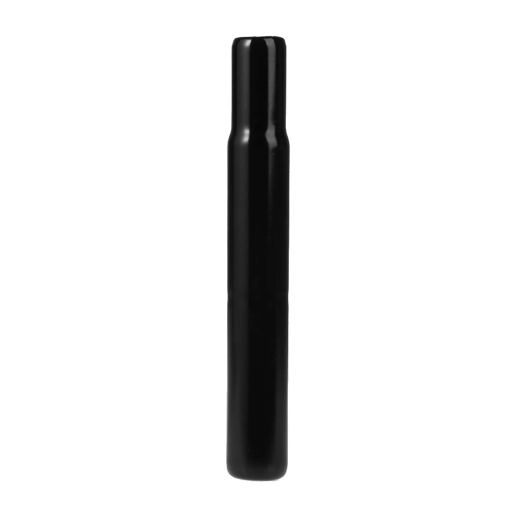 Kamonda Bicycle Seat Post Steel 25.4mm Tube Children Bike Chair Parts Kids Cycling Black Seat Post Black