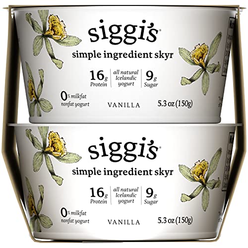 Siggi's Vanilla Non Fat Yogurt 4 Pack, 21.2 OZ