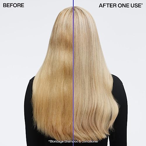 REDKEN Extend Blondage Color Depositing Purple Shampoo and Conditioner |Toner For Blonde Hair | Neutralizes Brass & Moisturizes Hair | With Pure Violet Pigments