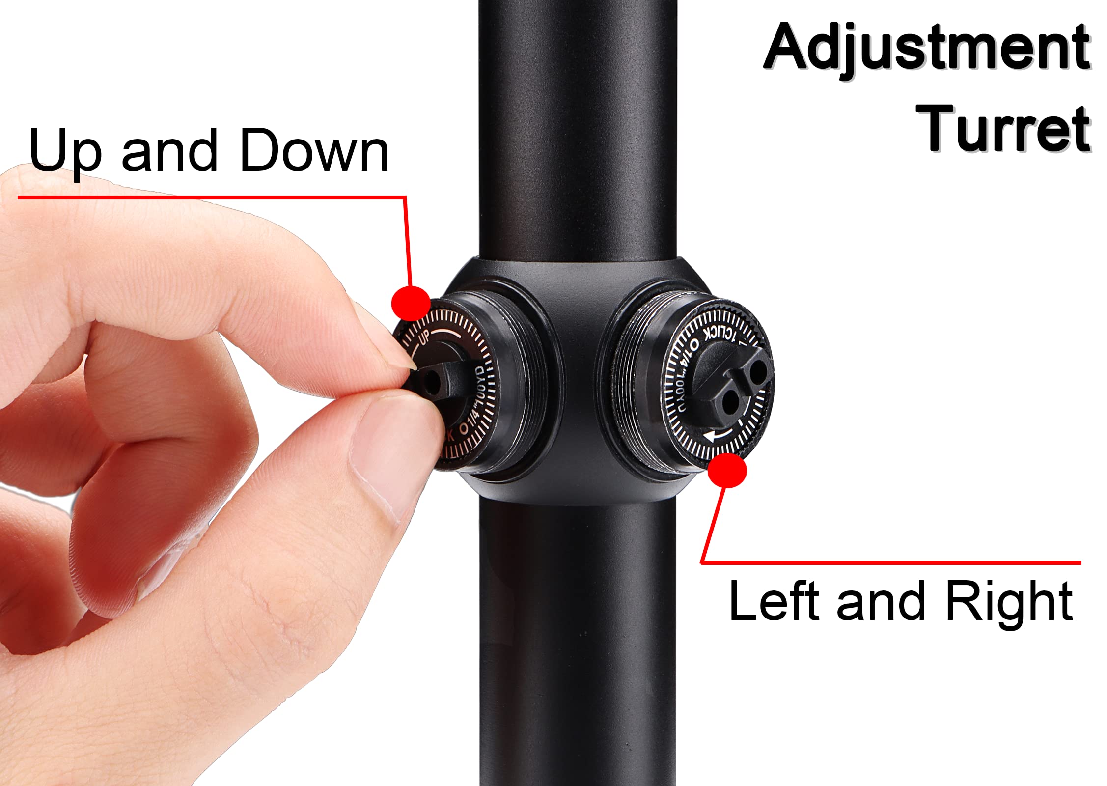 Rifle Scope, 3-9X32, 3-9X40, 3-9X50, Green Lens, Fast Focus Eyepiece, Free Ring Mounts, Air Rifle Scope, Optics Reticle Crosshair Scope (3-9X32)
