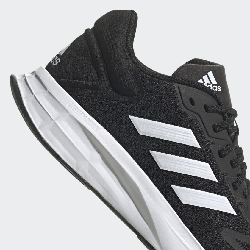 adidas Men's Duramo Sl 2.0 Running Shoe, Black/White/Black, 10