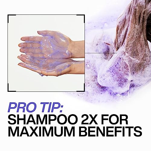 REDKEN Extend Blondage Color Depositing Purple Shampoo and Conditioner |Toner For Blonde Hair | Neutralizes Brass & Moisturizes Hair | With Pure Violet Pigments