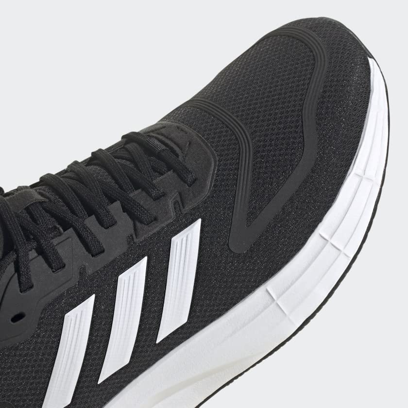 adidas Men's Duramo Sl 2.0 Running Shoe, Black/White/Black, 10