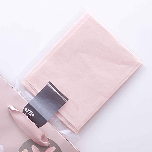 Christian Art Gifts Gift Bag/Tissue Paper Set Abundantly Blessed Deuteronomy 7:13 Bible Verse, Pink Butterfly, Medium