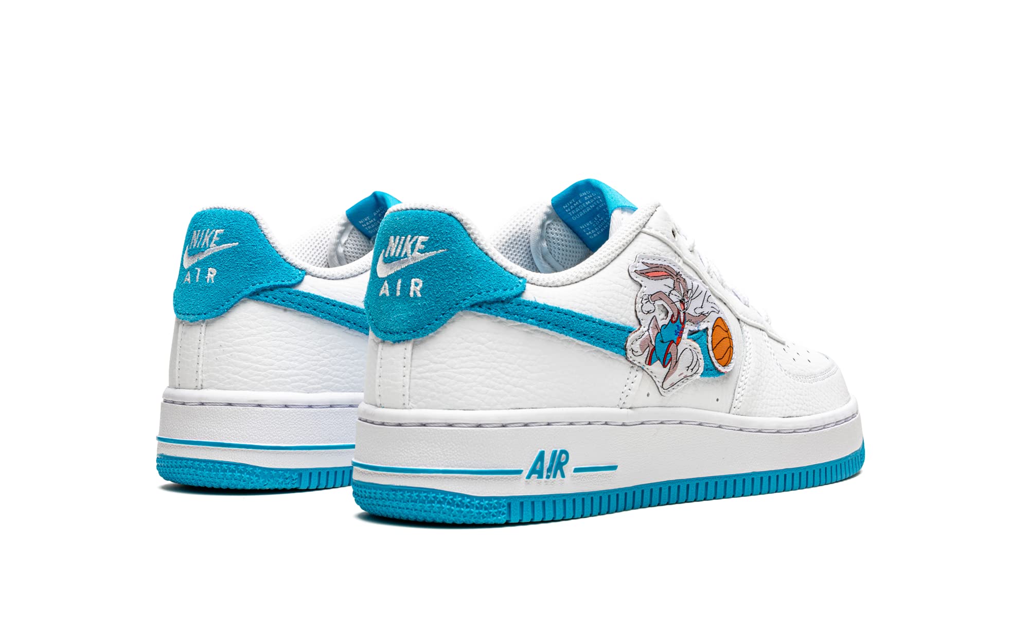 Nike Kids Boys Air Force 1 gs Dm3353 Sneakers, White/Light Blue Fury-white, 6.5 Big Kid