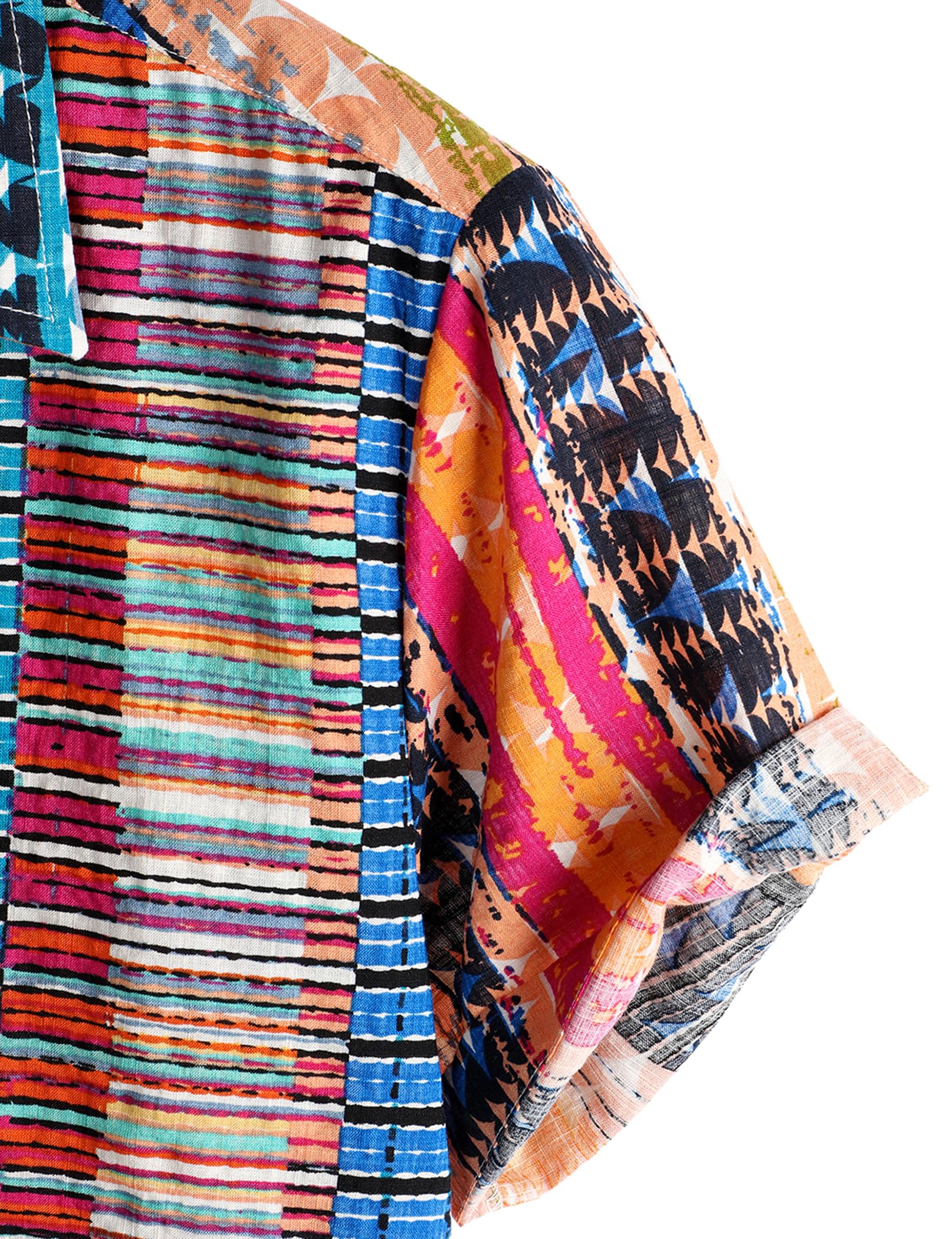 VATPAVE Mens Casual Hawaiian Floral Shirts Short Sleeve Button Down Tropical Shirts Beach Summer Shirts Large Multicolor