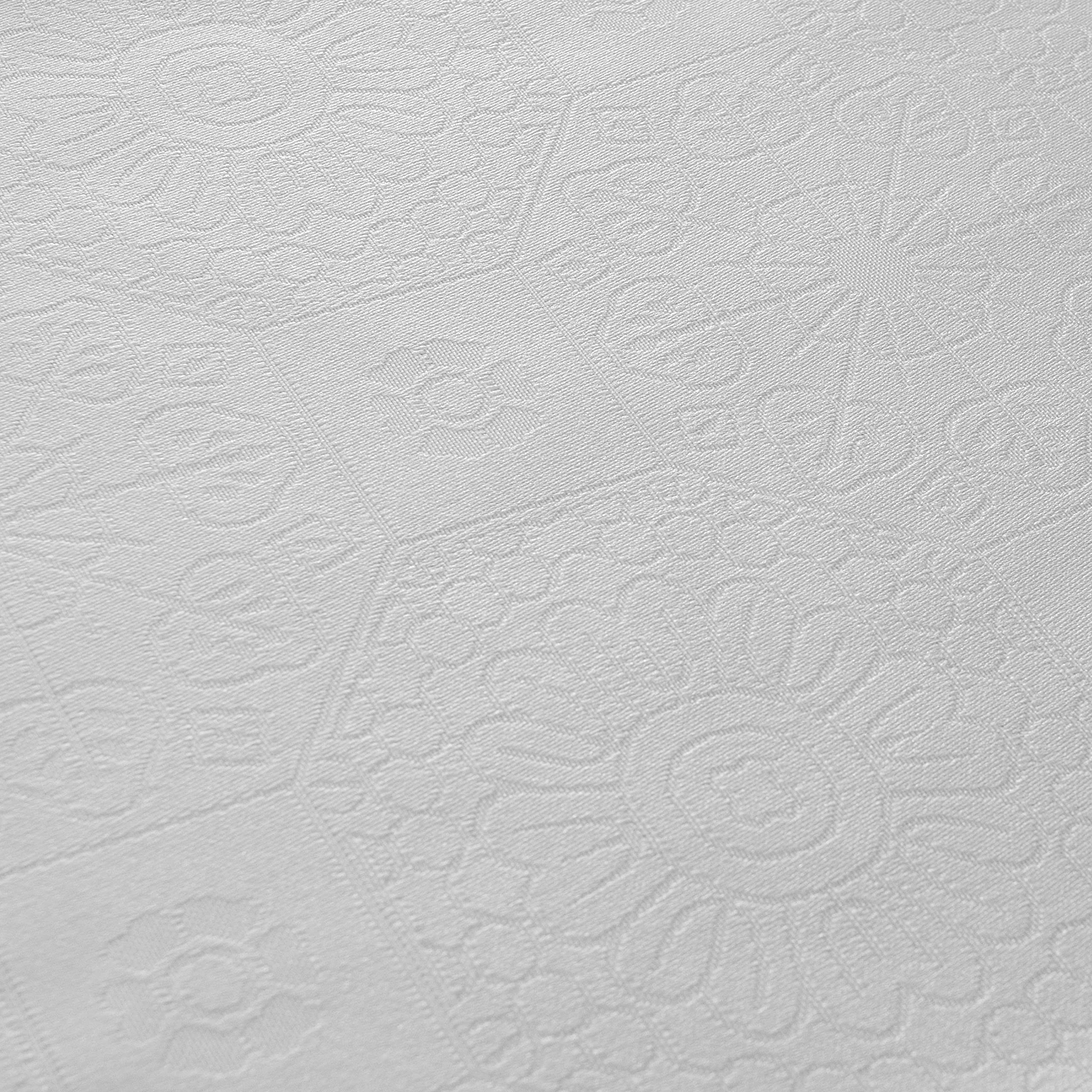 Fitted Rectangle Tablecloth for 6 Foot Tables – Reusable Elastic Edge Table Cover for Folding Banquet Tables – Washable 100% Polyester Fabric with Mitered Corners for Parties and Picnics (32x72 inch)