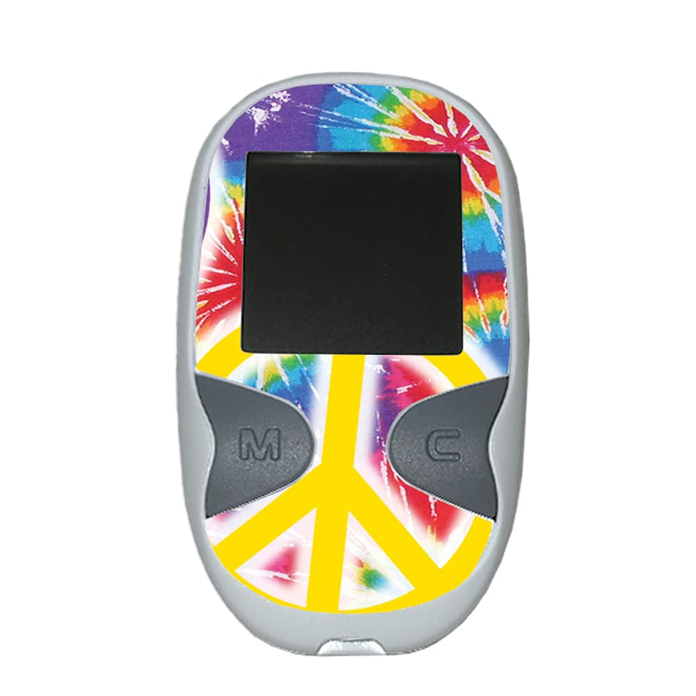 MightySkins Skin Compatible with Care Touch Glucose Meter - Peaceful Explosion | Protective, Durable, and Unique Vinyl Decal wrap Cover | Easy to Apply | Made in The USA