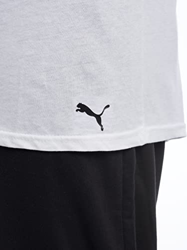 PUMA mens Big & Tall 3 Pack Classic T Shirt, White Traditional, 3X-Large Tall US
