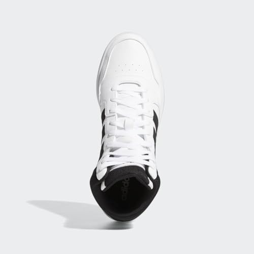 adidas Adult Hoops 3.0 Mid Core Black/Core Black/White 13