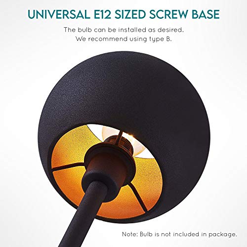 Archiology Black Modern Floor Lamp ,with 3 Matte Black Globe Head and Interwining Tripod Legs-Metal Tripod Floor Lamp for Mid-Century Living Room and Bedroom
