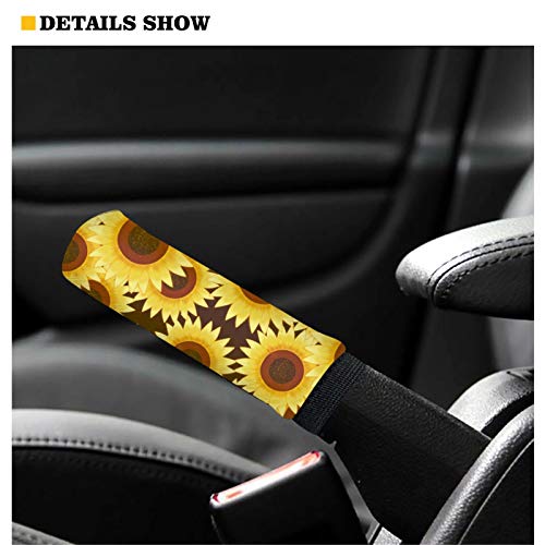 Jeiento Boho Mandala Printed Shift Knob Cover Car Handbrake Cover 2 Pieces Car Interior Accessiores for Women Men Protector Universal Fit Most SUV Van Sedan Truck
