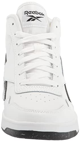 Reebok Women's Club C High Top Cross Trainer, White/Black, 7.5