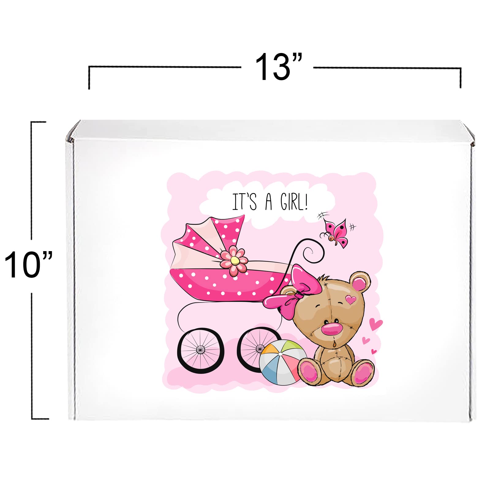 Baby Shower Cookies Baby Girl 12 PACK Favors Dessert Table Decorated Individually Wrapped Sugar Cookies Party Gift