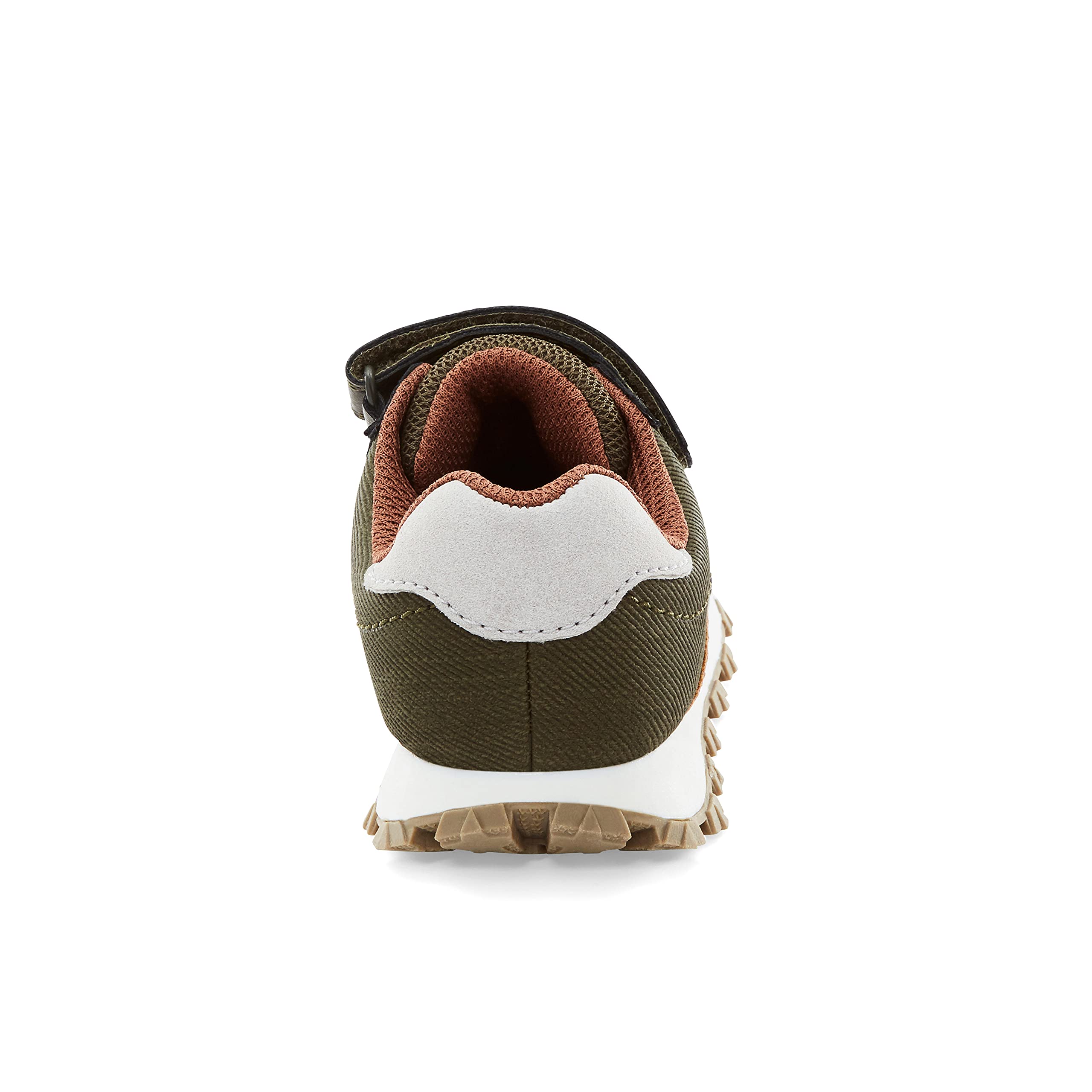 Simple Joys by Carter's Kids Bailey Athletic Sneaker Running Shoe, Olive, 4 US Unisex Toddler