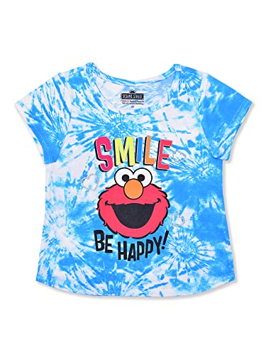 Sesame Street Elmo Girls’ T-Shirt and Short Set for Infant and Toddler – Blue