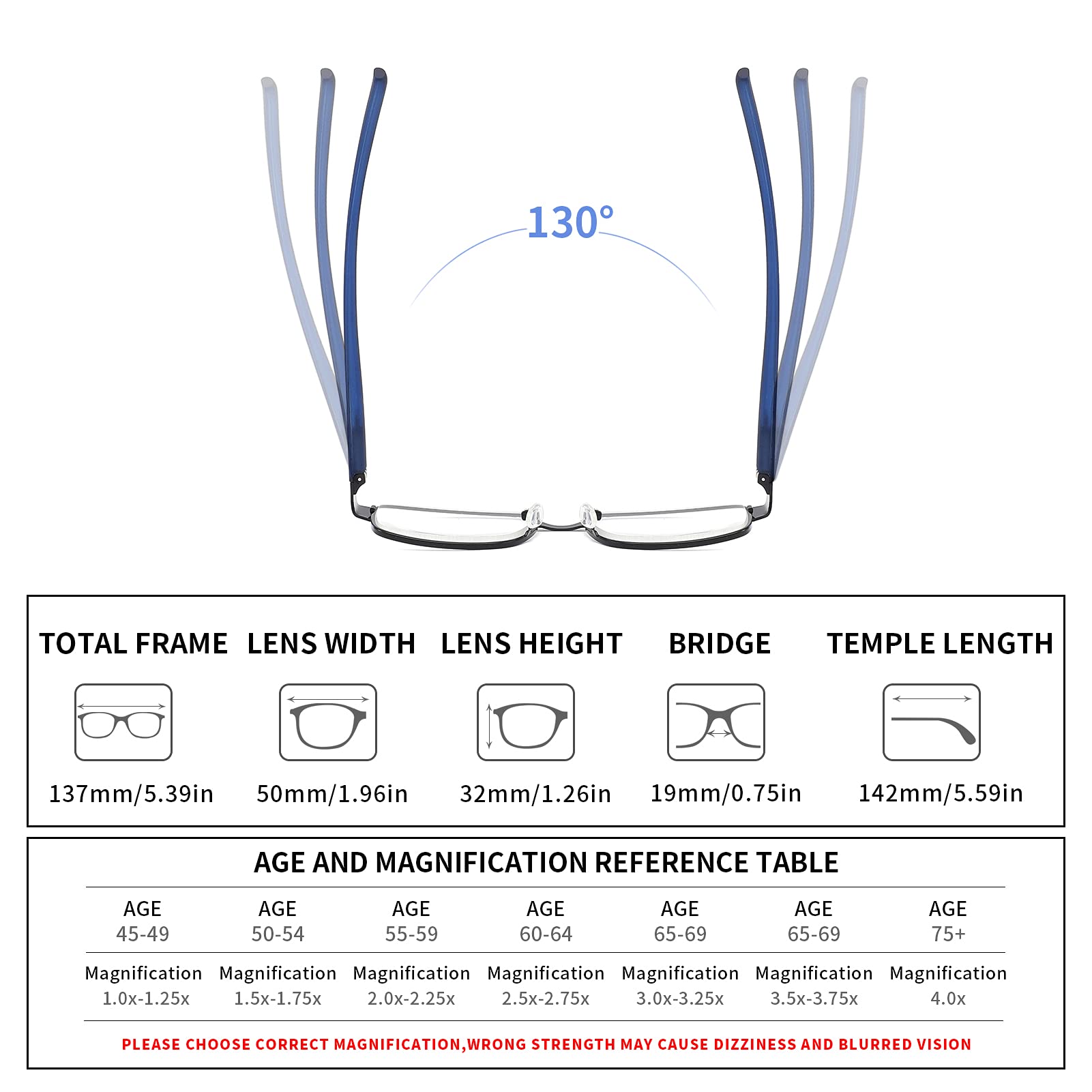 CRGATV 3-Pack Reading Glasses for Men Blue Light Blocking Metal Full Frame Computer Readers Anti UV/Eye Strain/Glare (+1.75 Magnification Strength)