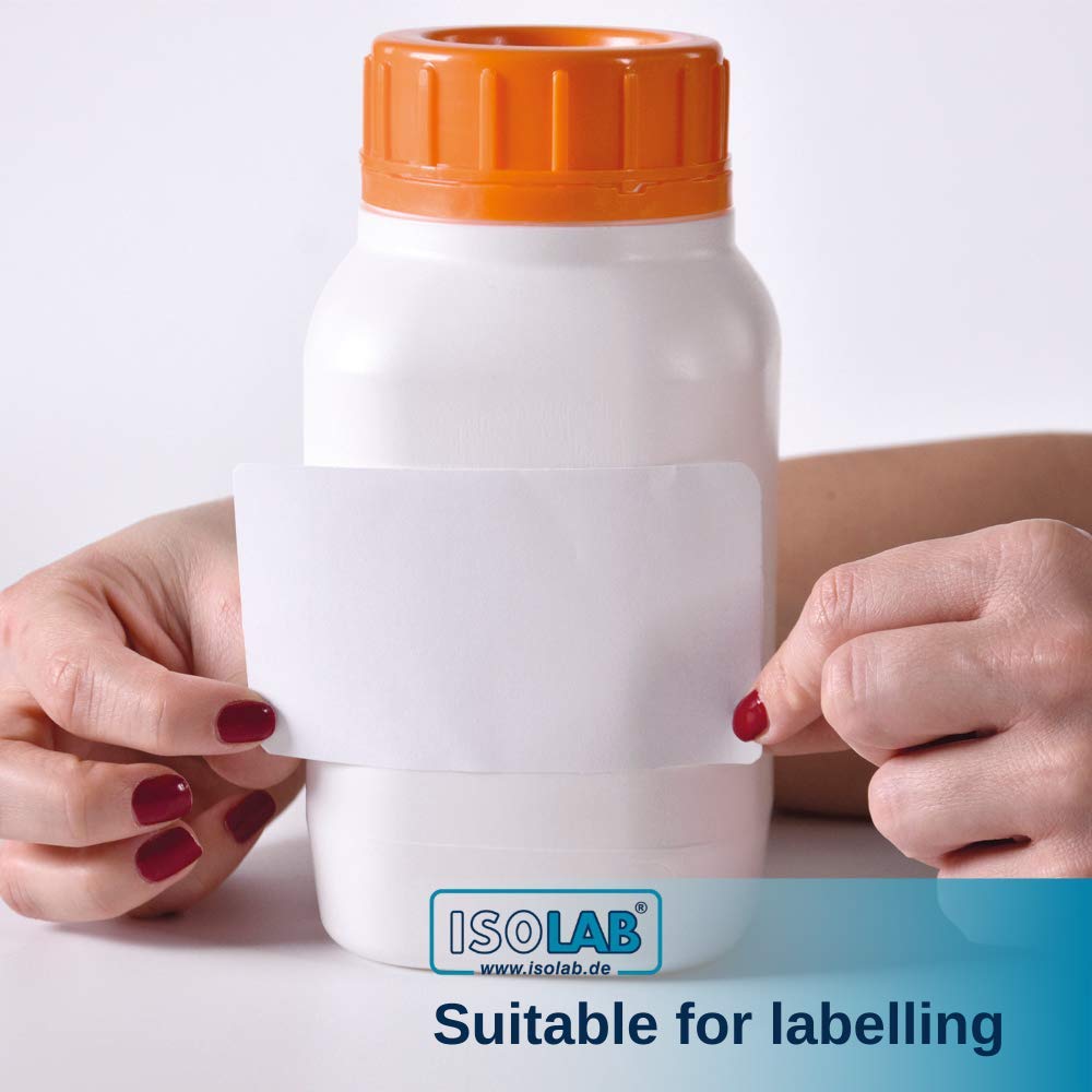 ISOLAB USA - Plastic Lab Chemical Reagent Bottle - HDPE - 500ml/16.9oz - Wide Mouth Sample Sealing Liquid Storage Container 2 Pieces