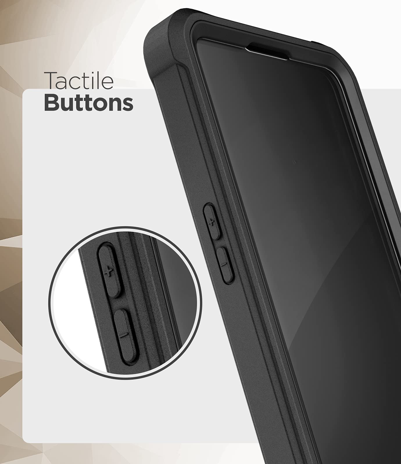 ENCASED Falcon Armor Designed for OnePlus 9 Case with Screen Protector, Protective Full Body Cover with Built-in Screen Guard (Black) (OnePlus 9)