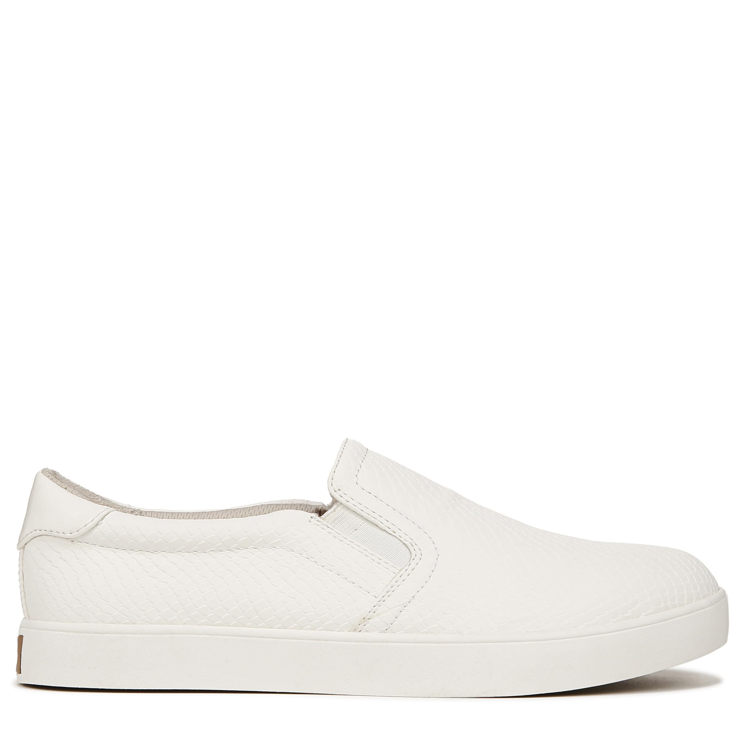 Dr. Scholl's Shoes Women's Madison Slip On Fashion Sneaker, White Snake, 7 US