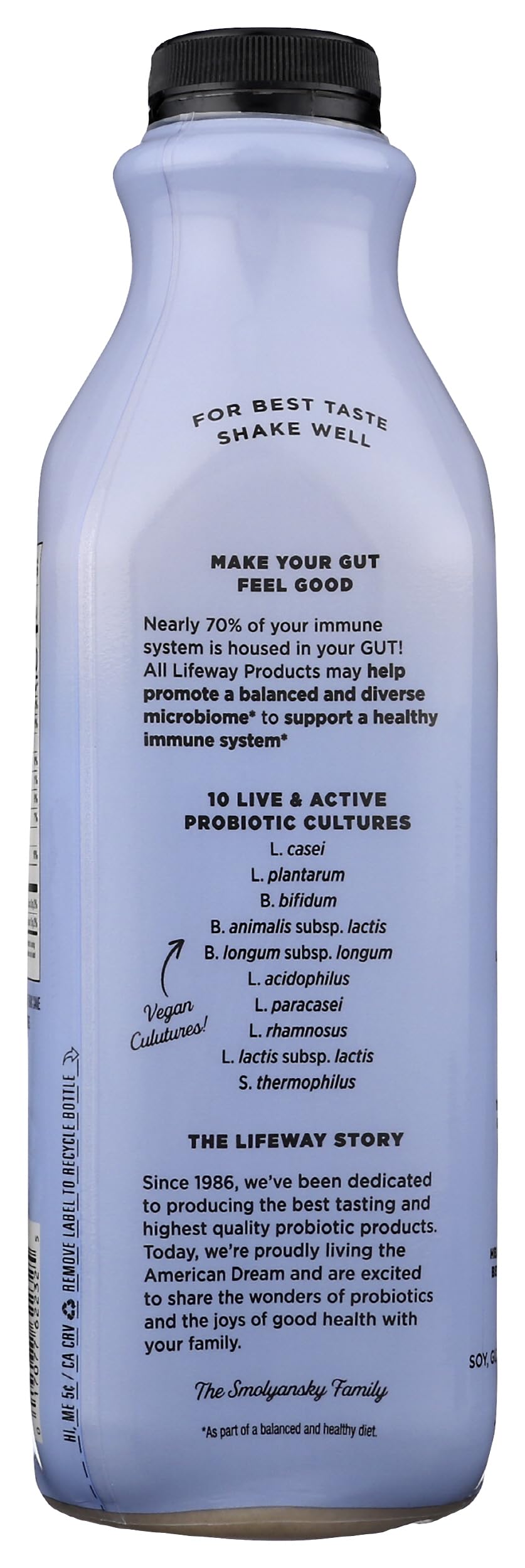LIFEWAY Organic Plain Oat Drink, 32 FZ
