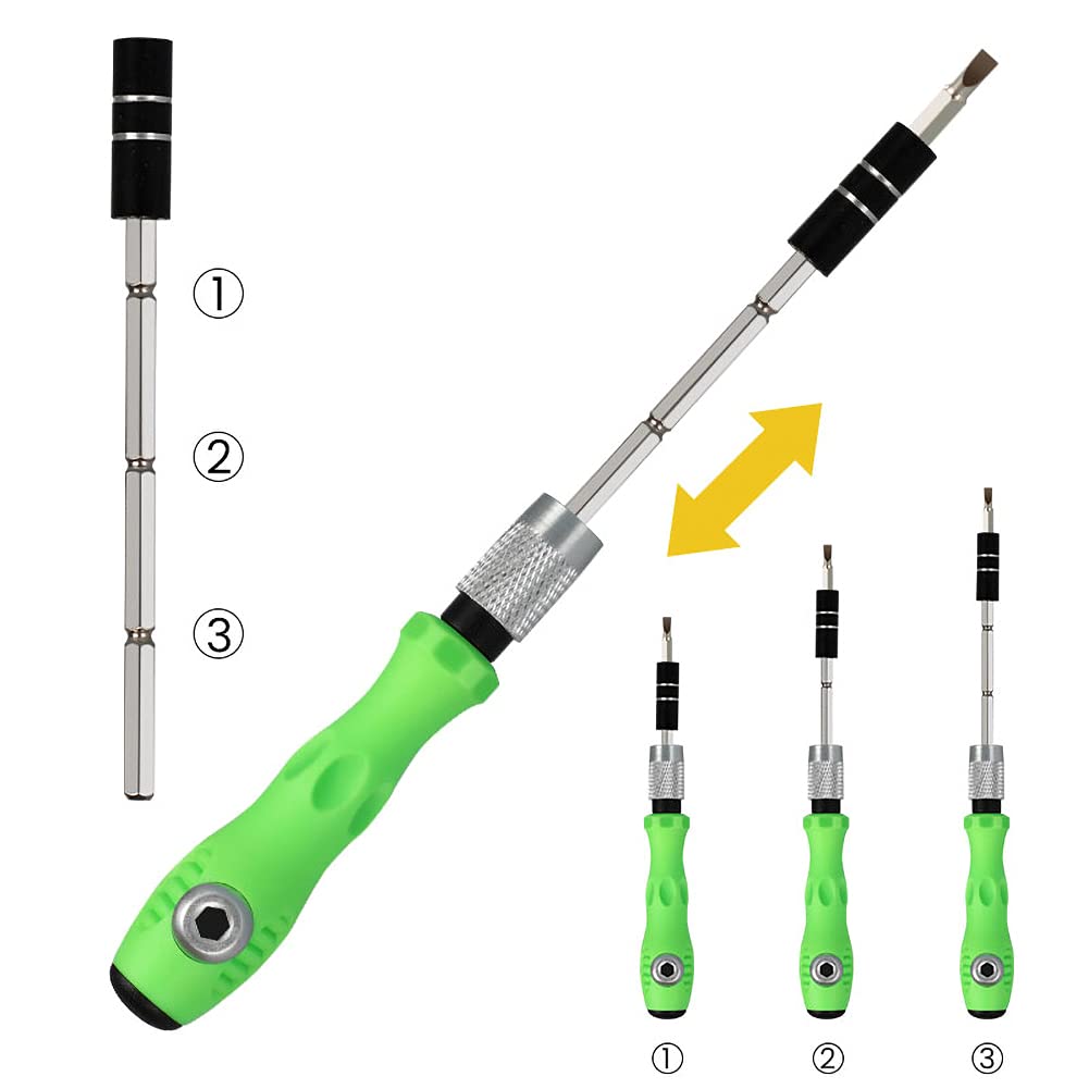 WINTOWIN Mini Precision Screwdriver Set,32 in 1 with 30 Bits Screwdriver Kit,Magnetic Screwdriver Repair Tool Set for Mobile Phone, PC, Laptop,Watch,Computer Repair