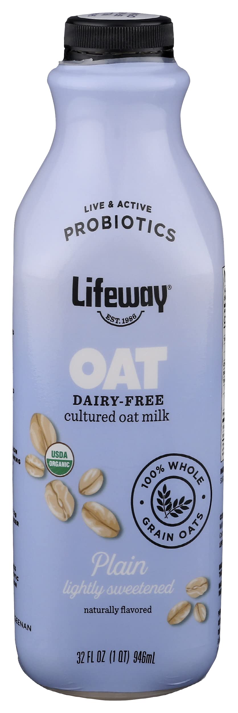 LIFEWAY Organic Plain Oat Drink, 32 FZ