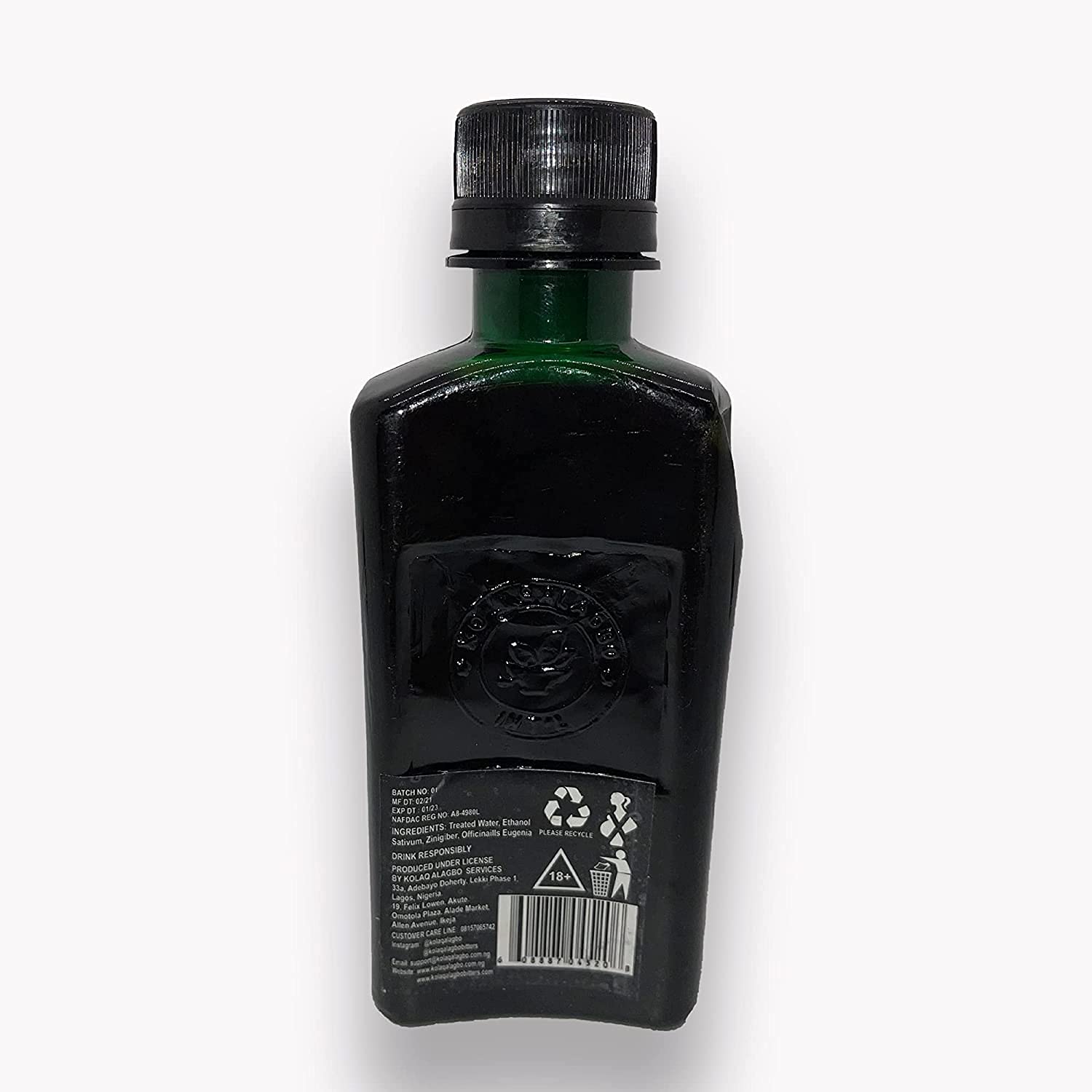 Generic KolaqAlagbo Bitters 6.8oz | Authentic African Cocktail Bitters with Herbal Extract,6.8 Fl Oz (Pack of 1)